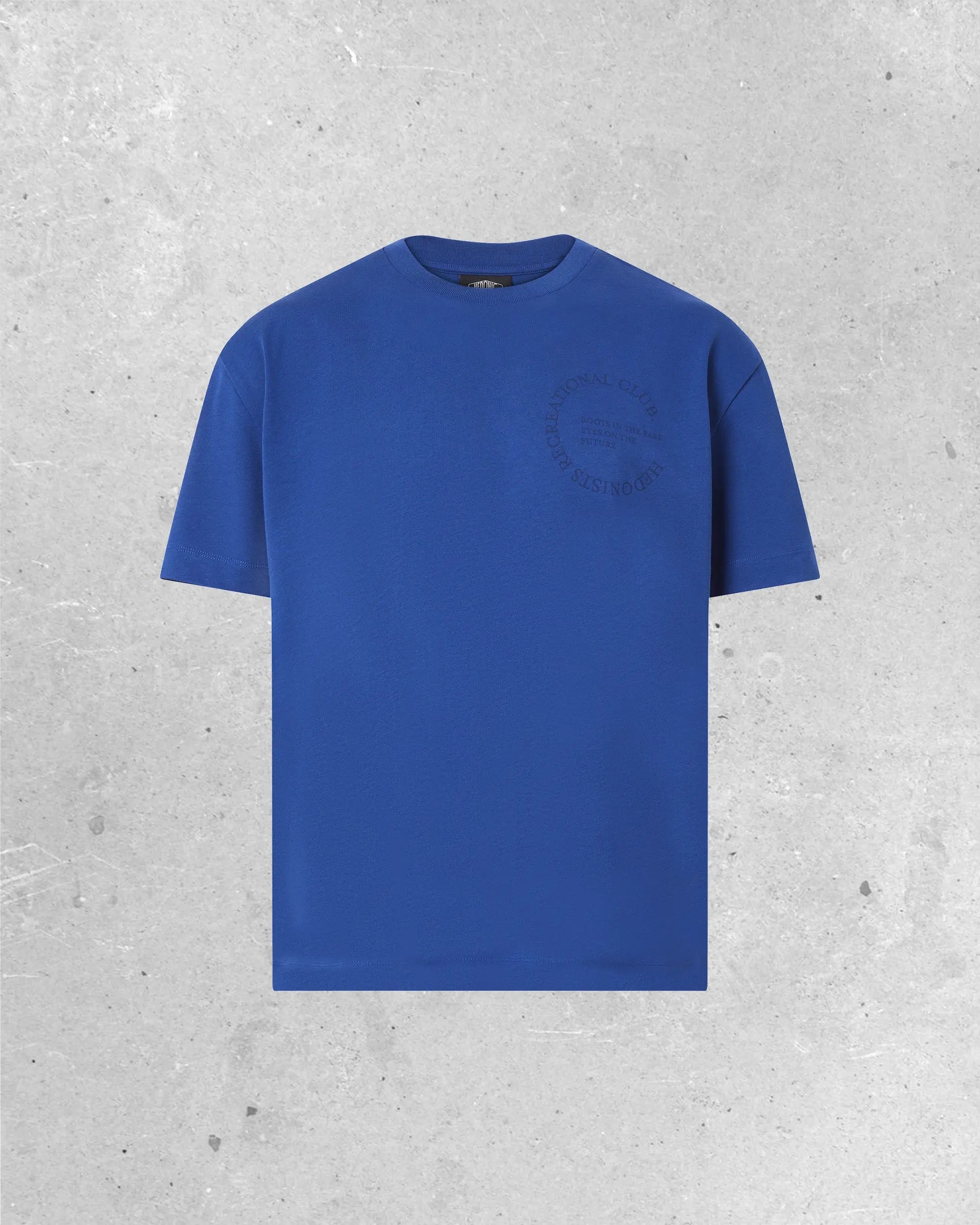 T-shirt Boxy Hedonists Recreational Club - Blue Shades - Hedonic Store